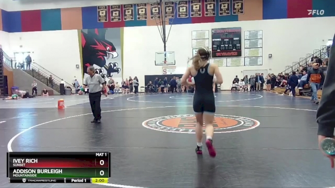 135 lbs Semifinal - Ivey Rich, Sunset vs Addison Burleigh, Mountainside