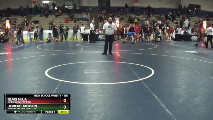 185 lbs Cons. Round 3 - Jericko Jackson, Prairie Heights Wrestling vs ...