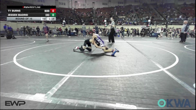 73 lbs Round Of 16 - Ty Burns, Morrison Takedown Club vs Jessen Madrid ...