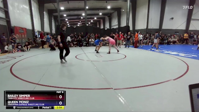 190 lbs Cons. Semi - Bailey Simper, Twin City Wrestling Club vs Queen ...