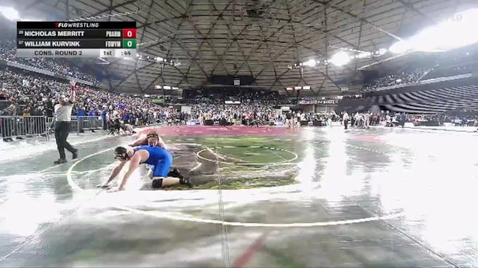 Boys 3A 285 lbs Cons. Round 2 - William Kurvink, Federal Way vs ...