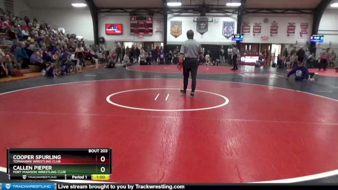 5 lbs Round 1 - Cooper Spurling, Tomahawk Wrestling Club vs Callen ...