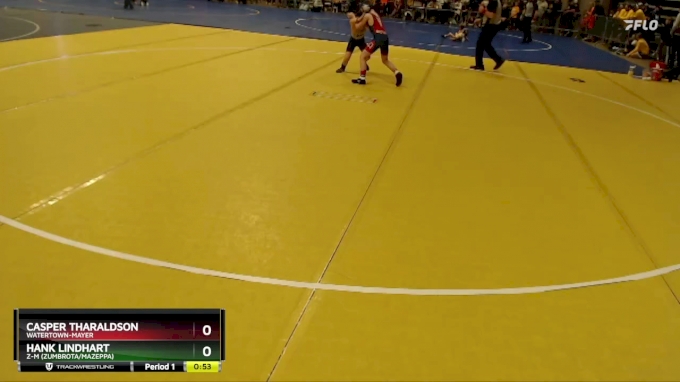 80 lbs Quarterfinal - Hank Lindhart, Z-M (Zumbrota/Mazeppa) vs Casper ...
