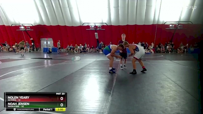 285 lbs Round 1 (6 Team) - Noah Jensen, Waska/BBE vs Nolen Yeary, Olympia