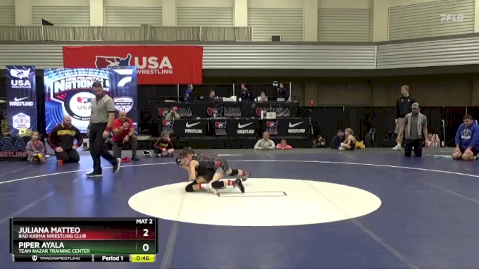 57 lbs Quarterfinal - Piper Ayala, Team Nazar Training Center vs ...