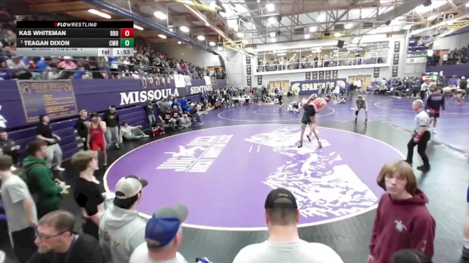157 lbs Champ. Round 1 - Teagan Dixon, Great Falls CMR vs Kas Whiteman ...