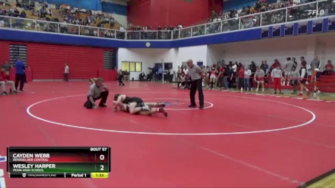 150 lbs Champ. Round 1 - Wesley Harper, Penn High School vs Cayden Webb ...