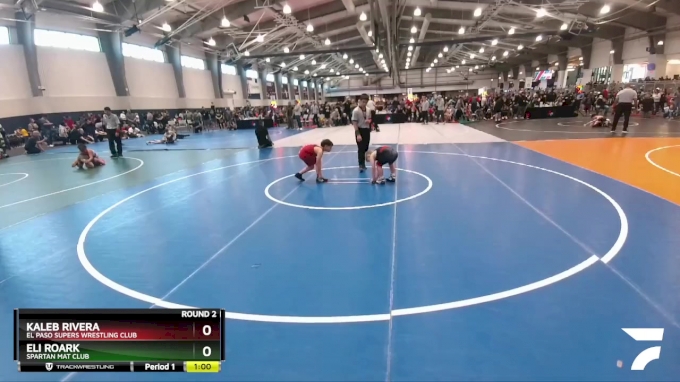96 lbs Round 2 - Eli Roark, Spartan Mat Club vs Kaleb Rivera, El Paso ...