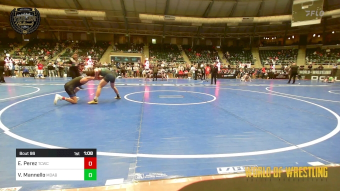 96 lbs Final - Ernesto Perez, TCWC vs Vincenzo Mannello, Mannello Domus ...