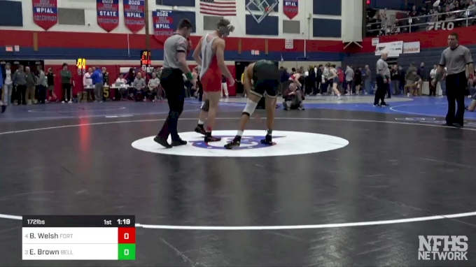 172 lbs Final - Braedon Welsh, Fort Cherry vs Elijah Brown, Belle Vernon