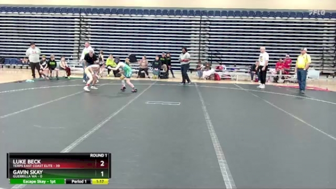 76 lbs Round 1 (6 Team) - Luke Beck, Terps East Coast Elite vs Gavin ...