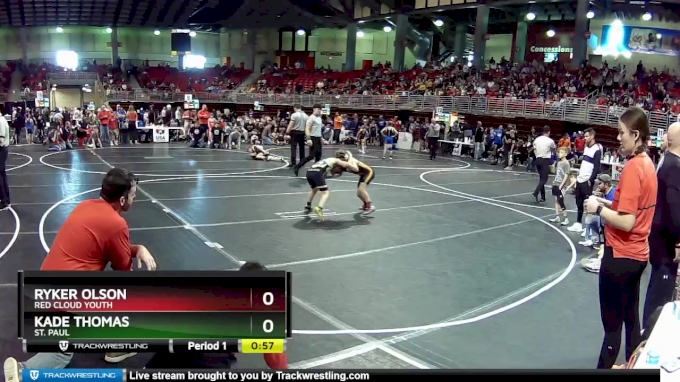 80 lbs Champ. Round 2 - Kade Thomas, St. Paul vs Ryker Olson, Red Cloud ...