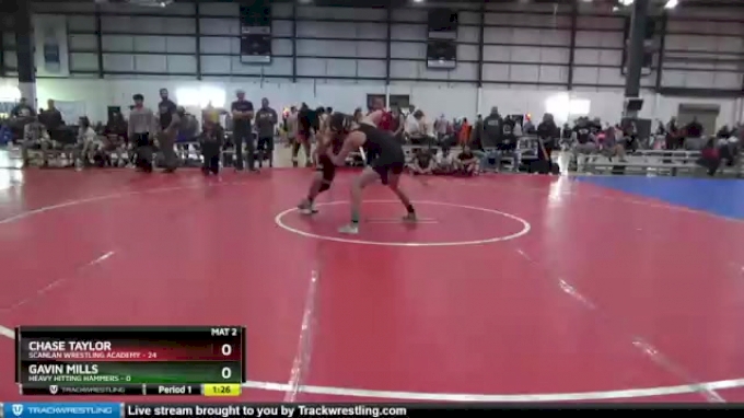 132 lbs Round 2 (6 Team) - Gavin Mills, HEAVY HITTING HAMMERS vs Chase ...