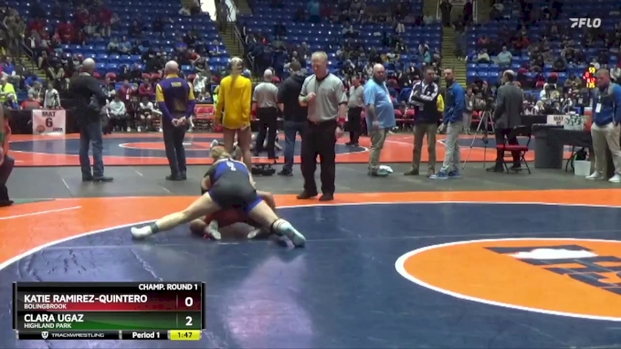 135 lbs Champ. Round 1 - Clara Ugaz, Highland Park vs Katie Ramirez ...