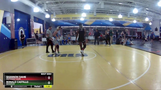 157 Gold Semifinal - Ronald Castillo, Braddock vs Shannon Davie ...