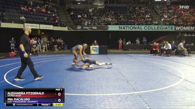 123 lbs 5th Place Match - Alexandra Fitzgerald, Sacred Heart vs Mia ...