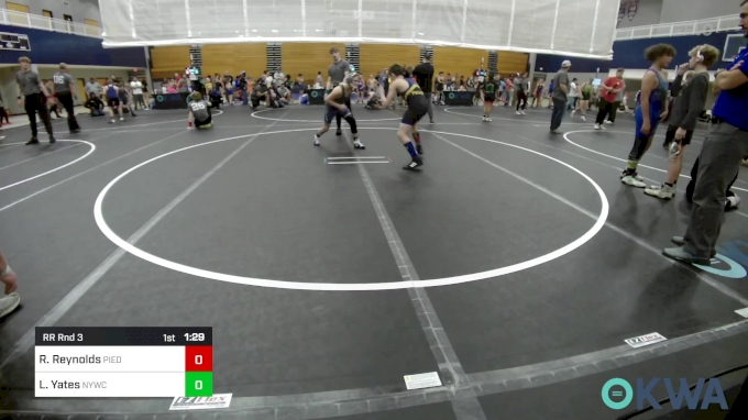 110 lbs Rr Rnd 3 - Rhett Reynolds, Piedmont vs Lucas Yates, Newcastle ...