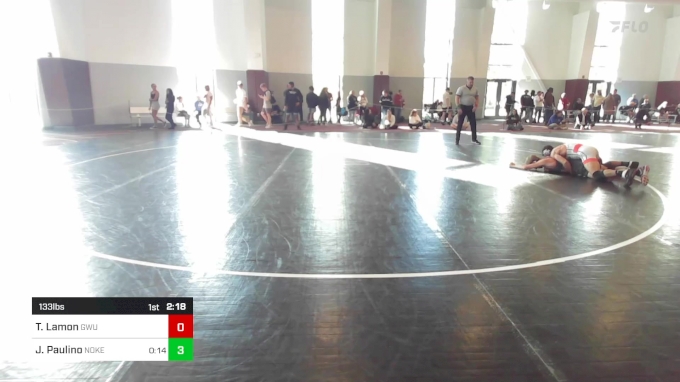 133 lbs Round Of 16 - Tyler Lamon, Gardner-Webb vs Jonah Paulino, Noke ...