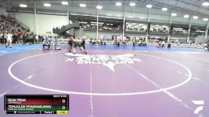 6-215 lbs Champ. Round 1 - Sean Pena, Centreville vs Temuulen ...
