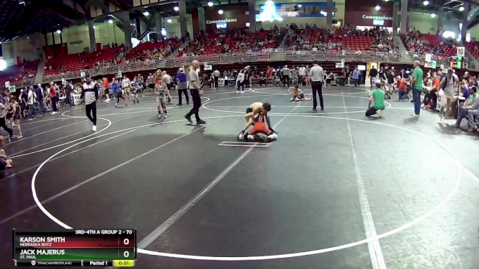 70 lbs Cons. Round 5 - Jack Majerus, St. Paul vs Karson Smith, Nebraska ...