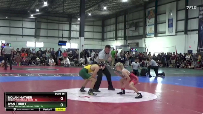 106 lbs Champ. Round 1 - Ivan Thrift, Great Bridge Wrestling Club vs ...
