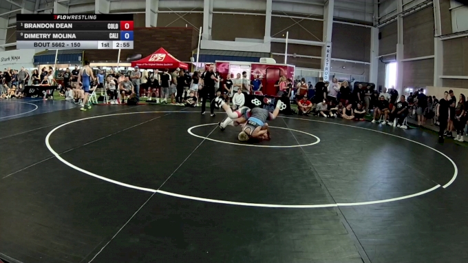 157 lbs Quarters - Brandon Dean, Colorado vs Dimetry Molina, California