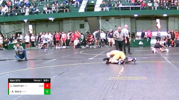 197 lbs Quarterfinal - Andrew Ward, UofM Club Wrestling vs Luke Cochran ...