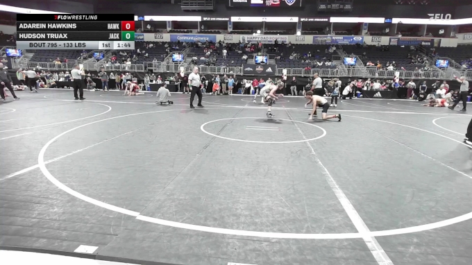 133 lbs 3rd Place - Adarein Hawkins, Hawkins House vs Hudson Truax ...