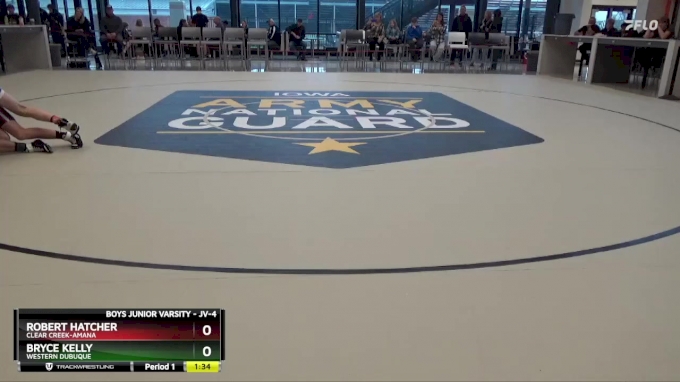 JV-4 lbs Round 1 - Robert Hatcher, Clear Creek-Amana vs Bryce Kelly ...