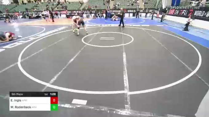 195 lbs 5th Place - Earl Ingle, All-Phase Wrestling vs Marshall ...