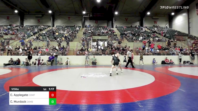 125 lbs Consi Of 8 #1 - Cullen Applegate, Compound Wrestling vs Clay ...