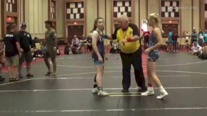 100 lbs Round 1 (8 Team) - Julia Horger, Misfits JAL vs Emma Acampoa ...