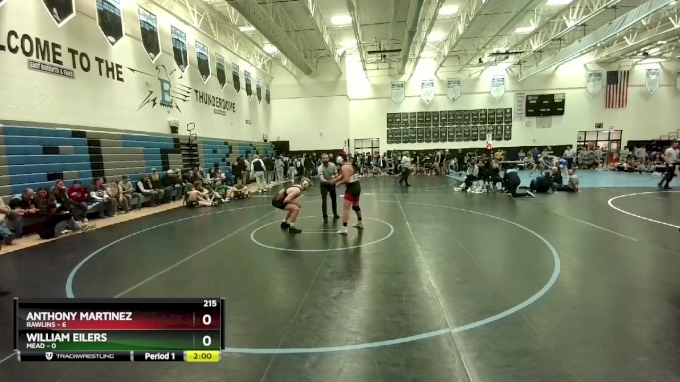 215 lbs Placement (4 Team) - William Eilers, Mead vs Anthony Martinez ...