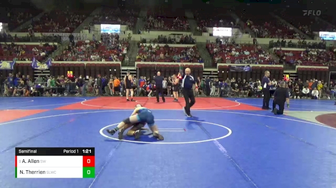 109 lbs Semifinal - Alexis Allen, Spokane Wrestling vs Nevaeh Therrien ...