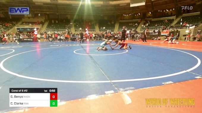 108 lbs Consi Of 8 #2 - Gabe Benyo, Mat Assassins vs Cody Clarke ...