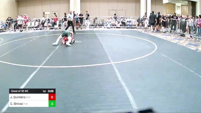 113 lbs Consi Of 32 #2 - Josue Quintero, Riverside Rascals vs Cameron ...