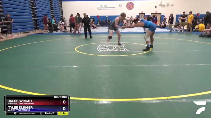 182 lbs Quarterfinal - Jacob WRIGHT, Virginia Team Predator vs Tyler ...