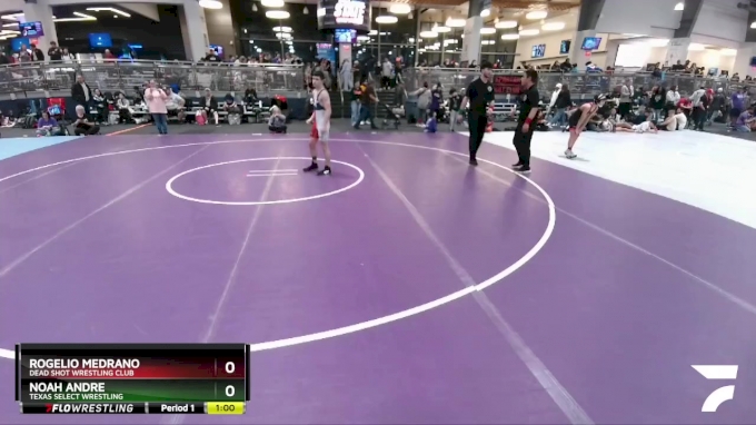 120 lbs Cons. Round 2 - Noah Andre, Texas Select Wrestling vs Rogelio ...