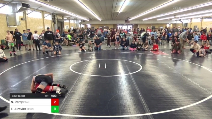 I 105 lbs Consi Of 8 #1 - Nick Perry, Frankfort vs Tanner Jurevicz ...