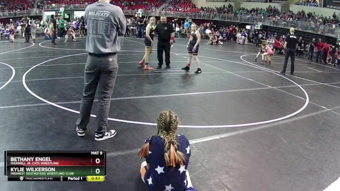 120 lbs Round 3 - Kylie Wilkerson, Midwest Destroyers Wrestling Club vs ...