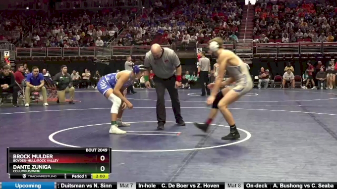 2A-145 lbs Champ. Round 1 - Brock Mulder, Boyden-Hull/Rock Valley vs ...
