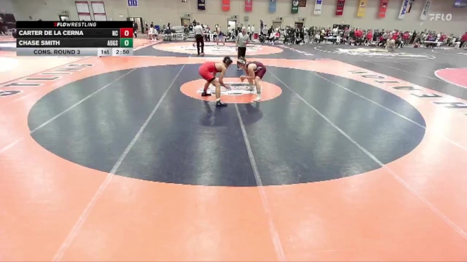 141 lbs Cons. Round 3 - Chase Smith, Augsburg vs Carter De La Cerna ...