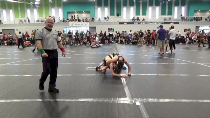 120 lbs Round 3 (6 Team) - Logan Kelly, Beebe Trained Blue vs Logan ...