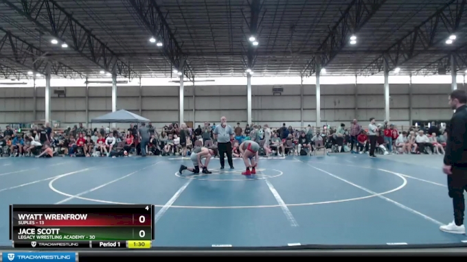 130 lbs Quarterfinals (8 Team) - Wyatt Wrenfrow, Suples vs Jace Scott ...