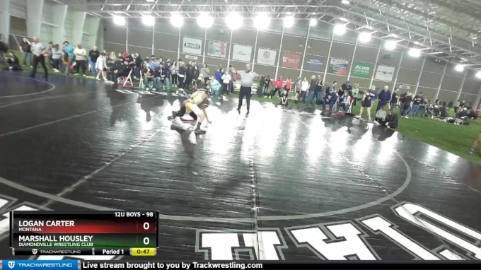 98 lbs Semifinal - Logan Carter, Montana vs Marshall Housley ...