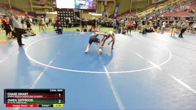 150 lbs Cons. Semi - Chase Smart, North DeSoto Wrestling Academy vs ...