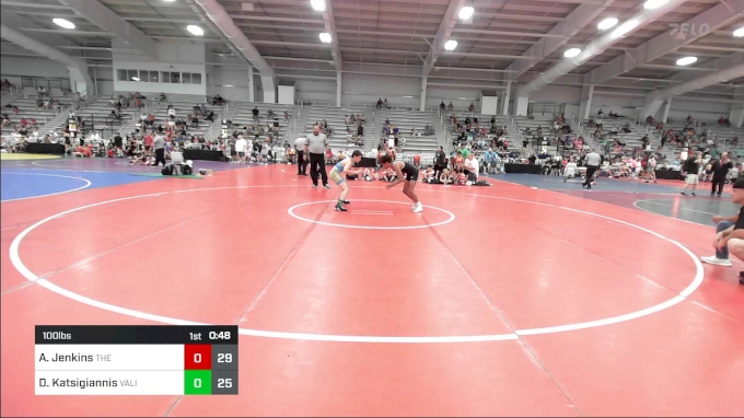 100 lbs Rr Rnd 1 - Amari Jenkins, The Fort Hammers vs Dimitri ...