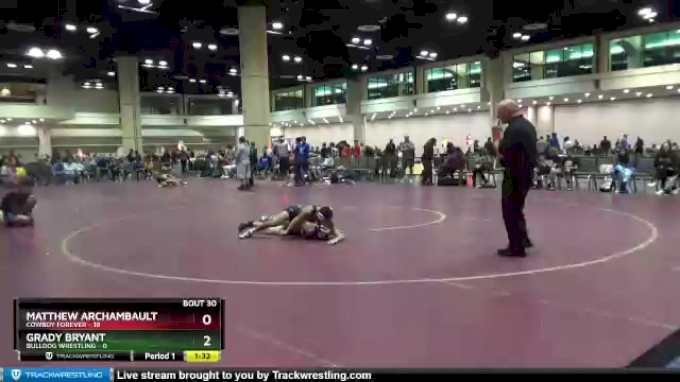 126 lbs Placement (16 Team) - Grady Bryant, Bulldog Wrestling vs ...