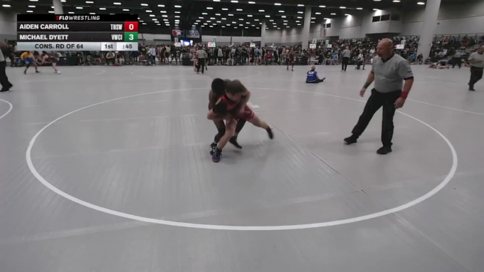 132 lbs Cons. Rd Of 64 - Aiden Carroll, Temple High School Wrestling vs ...