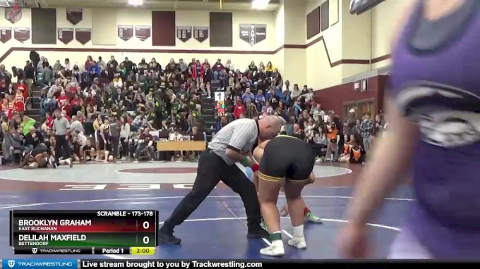 173-178 lbs 1st Place Match - Brooklyn Graham, East Buchanan vs Delilah ...